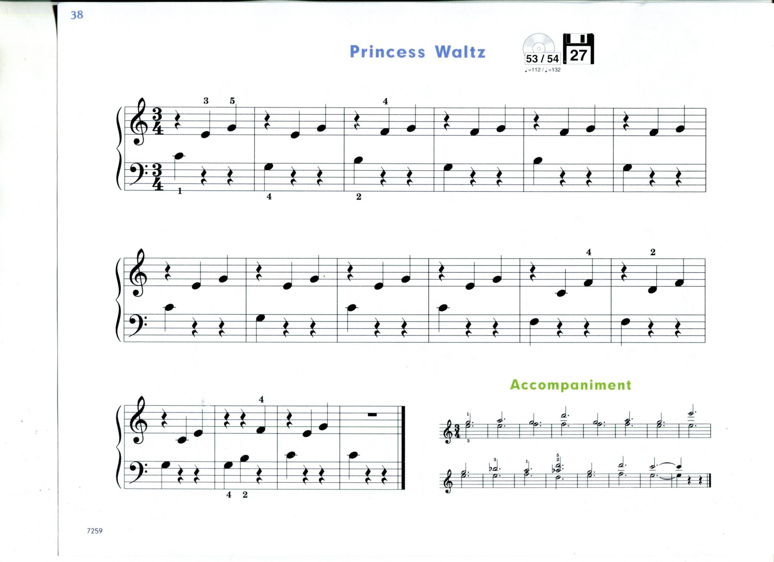 JOHN THOMPSON PART 1 - Bài 27: Princess Waltz - Hanoi Institute Of Music